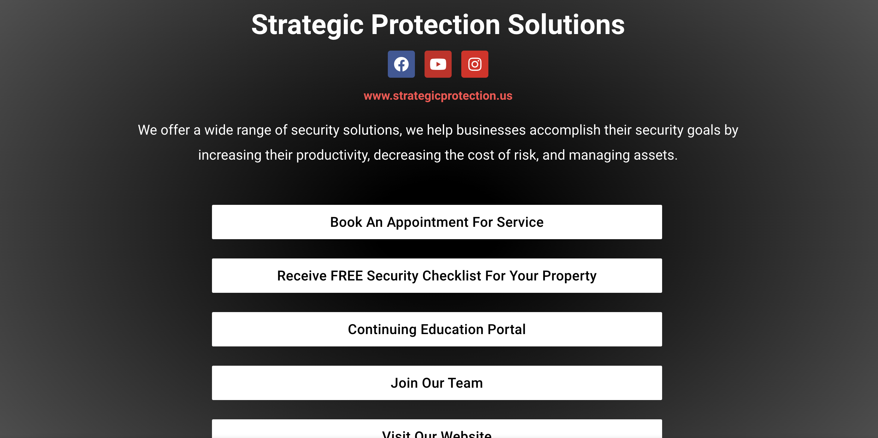 Strategic Protection Digital Business Card - Solutions You Want